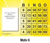 Bingokarten nach Ihren Wünschen gedruckt | Bingokarten von DiPrint